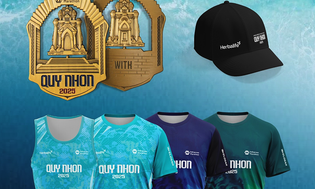 VnExpress Marathon Quy Nhon 2025 unveils free race kit for participants