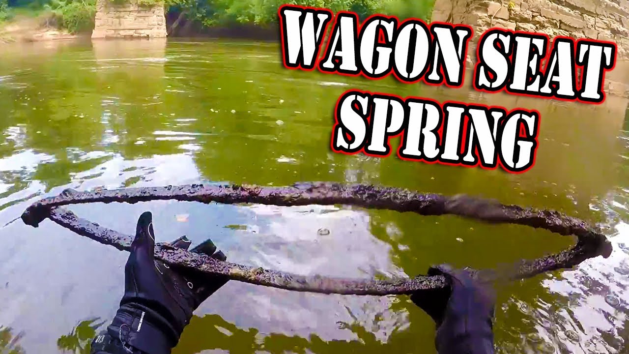 Exploring the Depths: Discovery of Antique Wagon Components Underwater