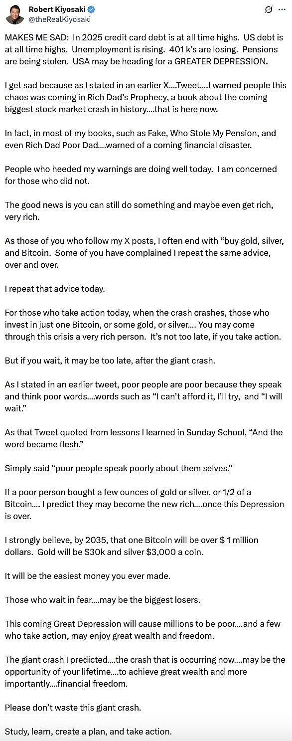 Finance guru issues stark warning for the US economy