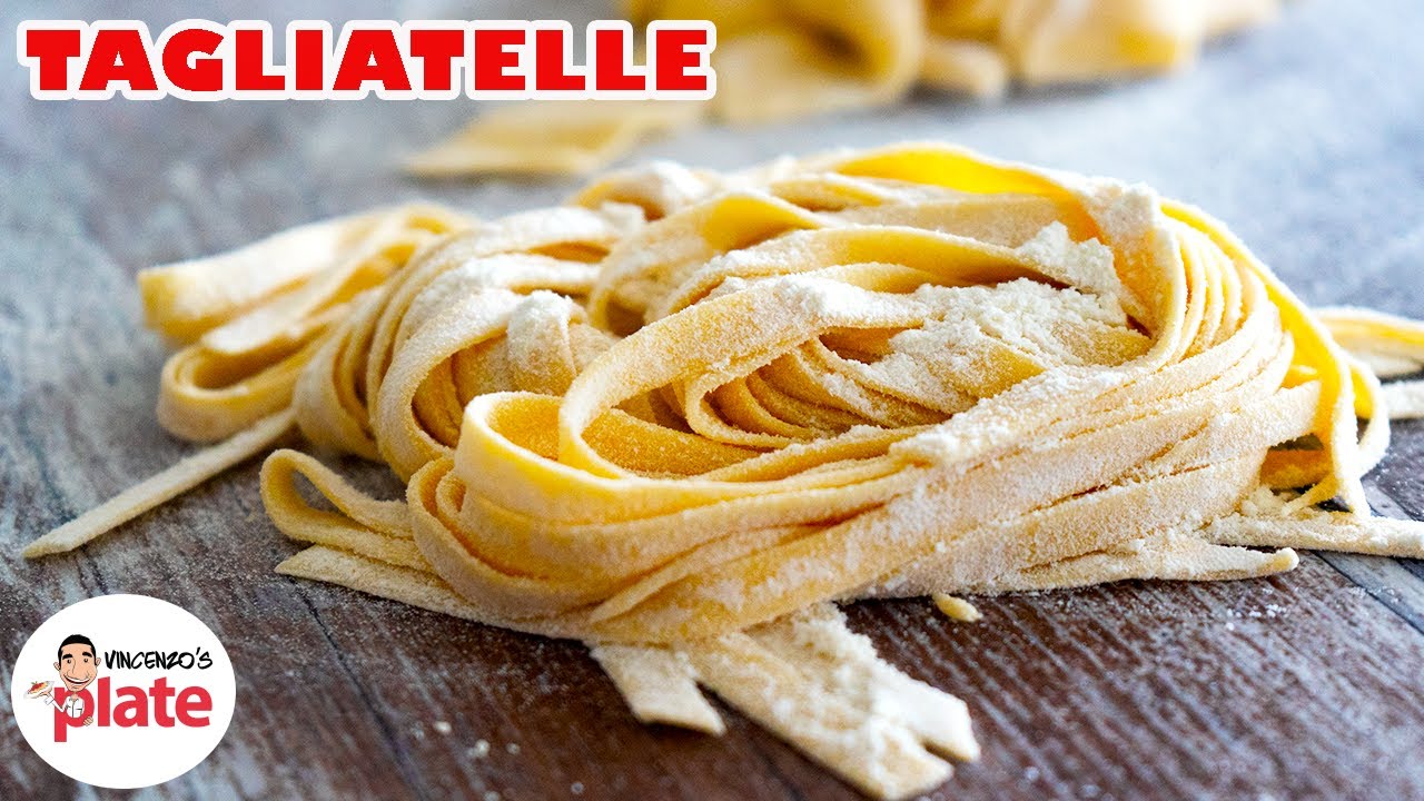 HOMEMADE TAGLIATELLE - How to Make Tagliatelle Pasta from Scratch