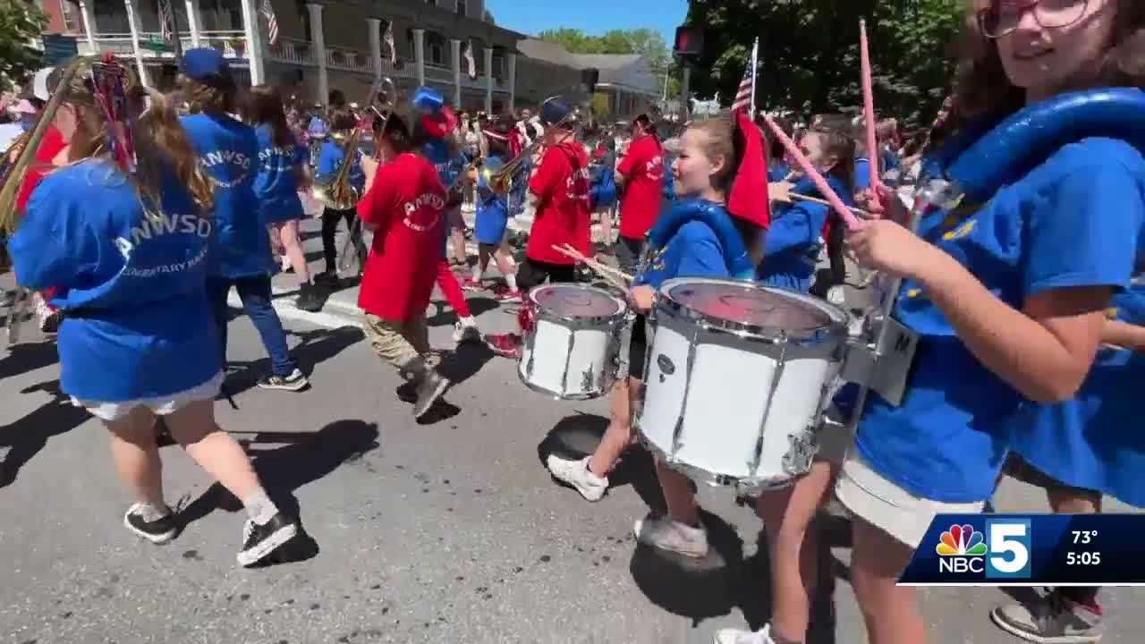 Stars, stripes, and antique tractors: Hundreds turn out for Vermont's ...
