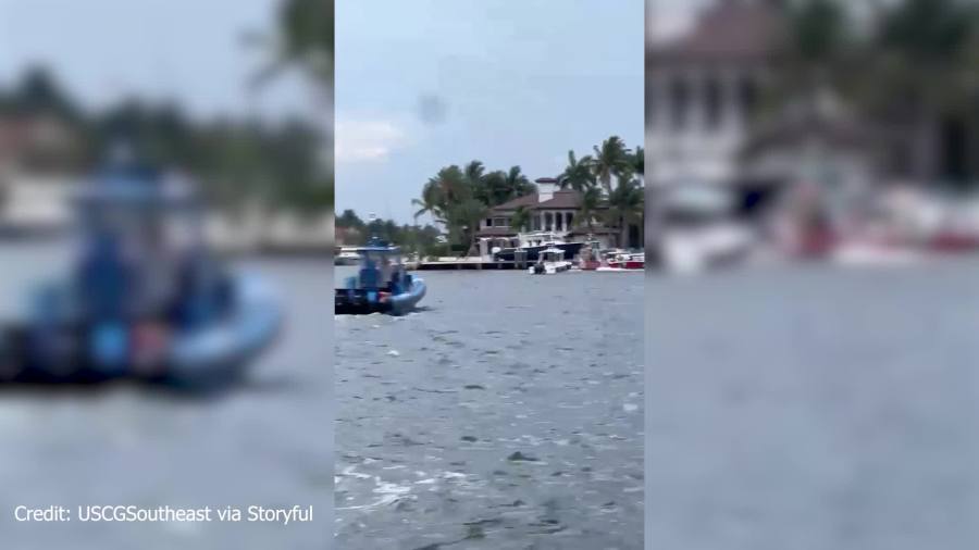 WATCH: Crews pick up debris after boat explodes in Fort Lauderdale ...