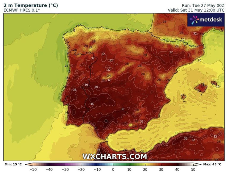 Będzie aż 40 st. C. Pierwsza tak silna fala upałów w tym roku sunie do ...