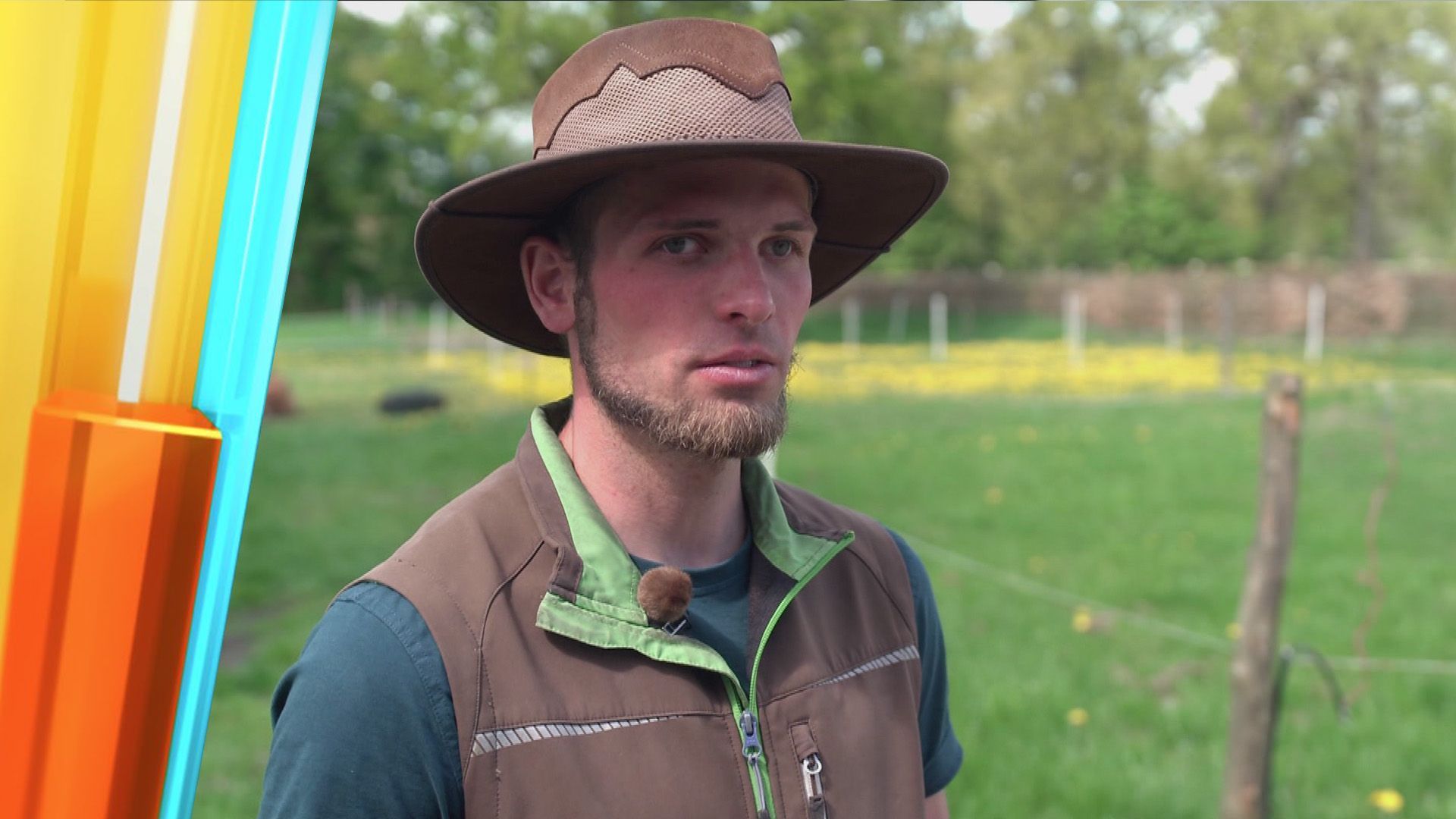 Axel Duensing ist Landwirt und blind