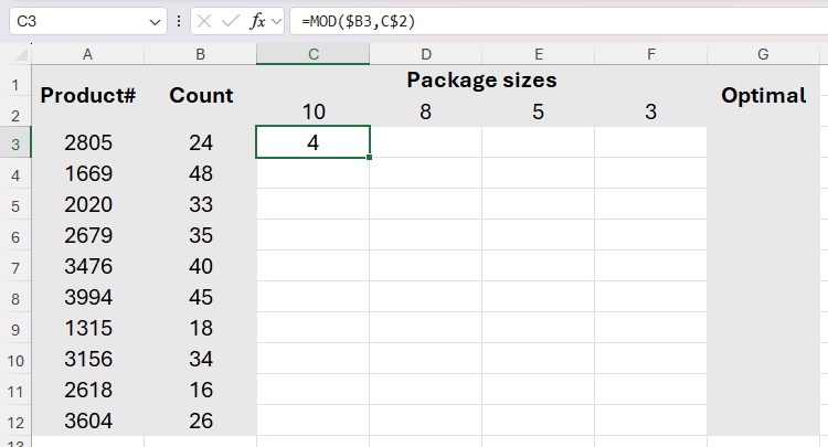 How to Use Excel's MOD Function to Solve Real-World Problems