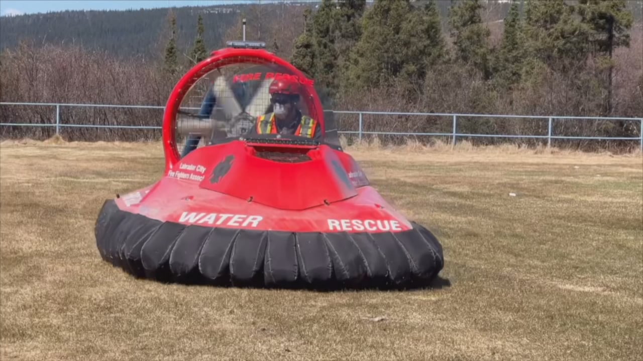 Labrador City fire department adds hovercraft to firefighting arsenal