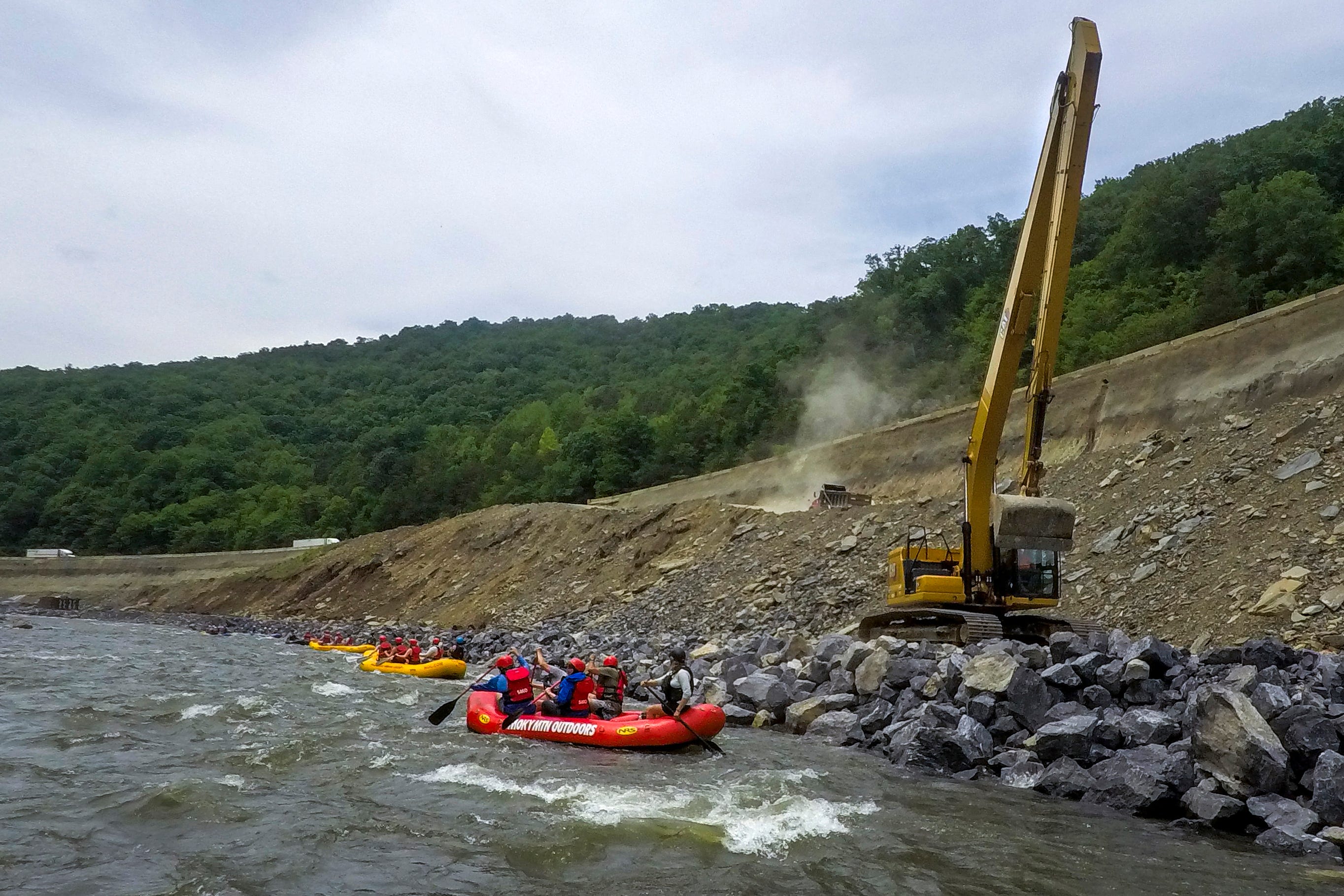 With Hartford whitewater rafting back after Helene, we went downriver ...