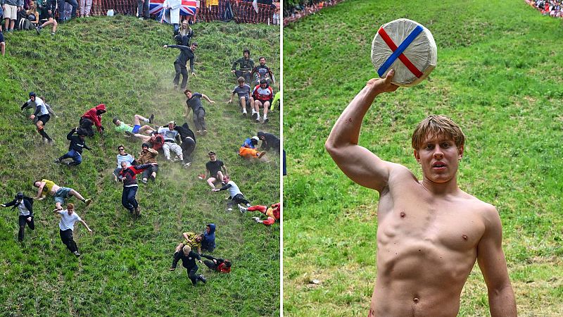 In pictures: Daredevils tumble for glory at Gloucester's annual cheese ...