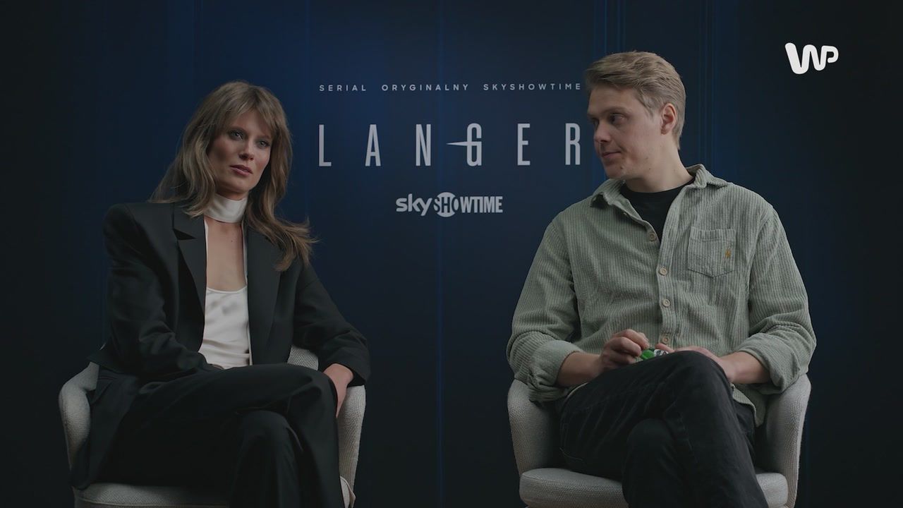 Julia Pietrucha i Jakub Gierszał o kręceniu "Langera"