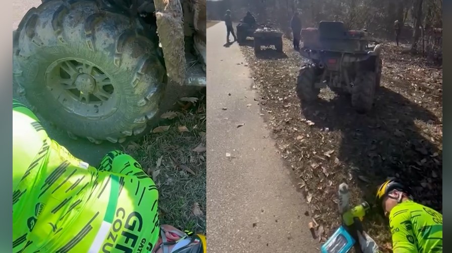 ‘It was very painful’: Cyclist speaks about being hit by ATV on Raleigh ...