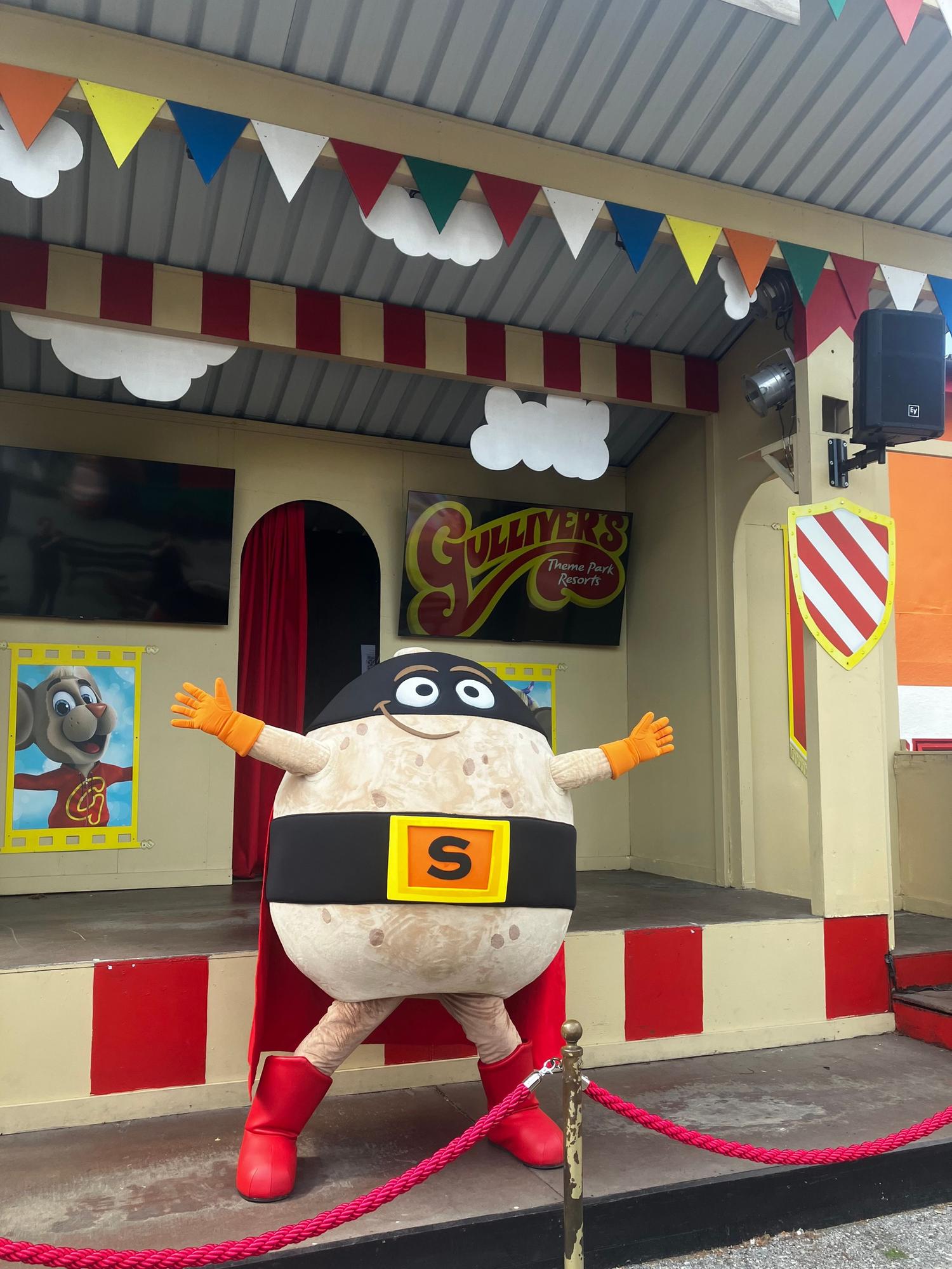 First chance to meet book and TV hero Supertato at Gulliver’s Valley!