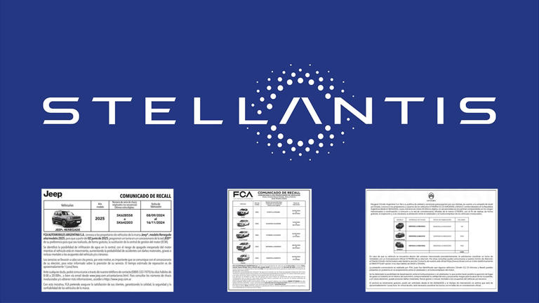 Recall masivo para nueve modelos de Stellantis en Argentina
