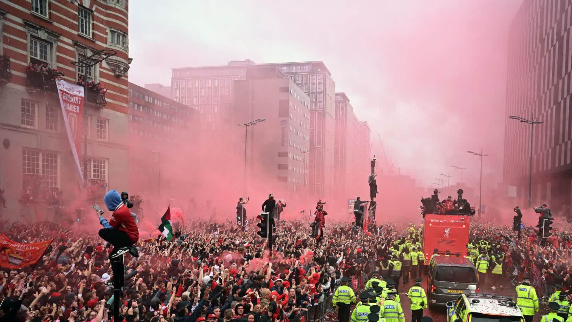 ‘Horror’ moment car ploughed through crowds during Liverpool FC parade