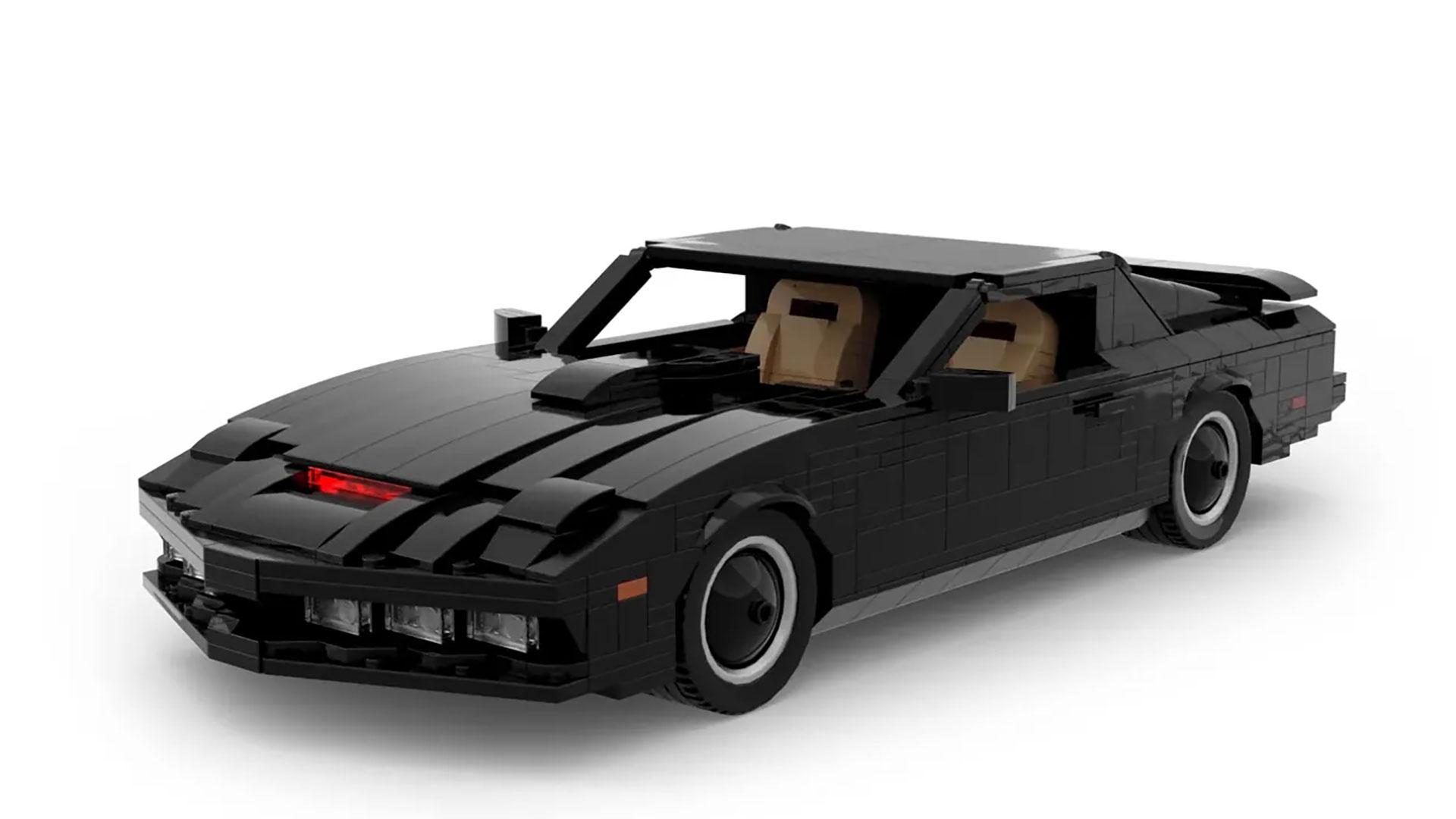 Deze KITT Lego-set komt met minifiguur van David Hasselhof