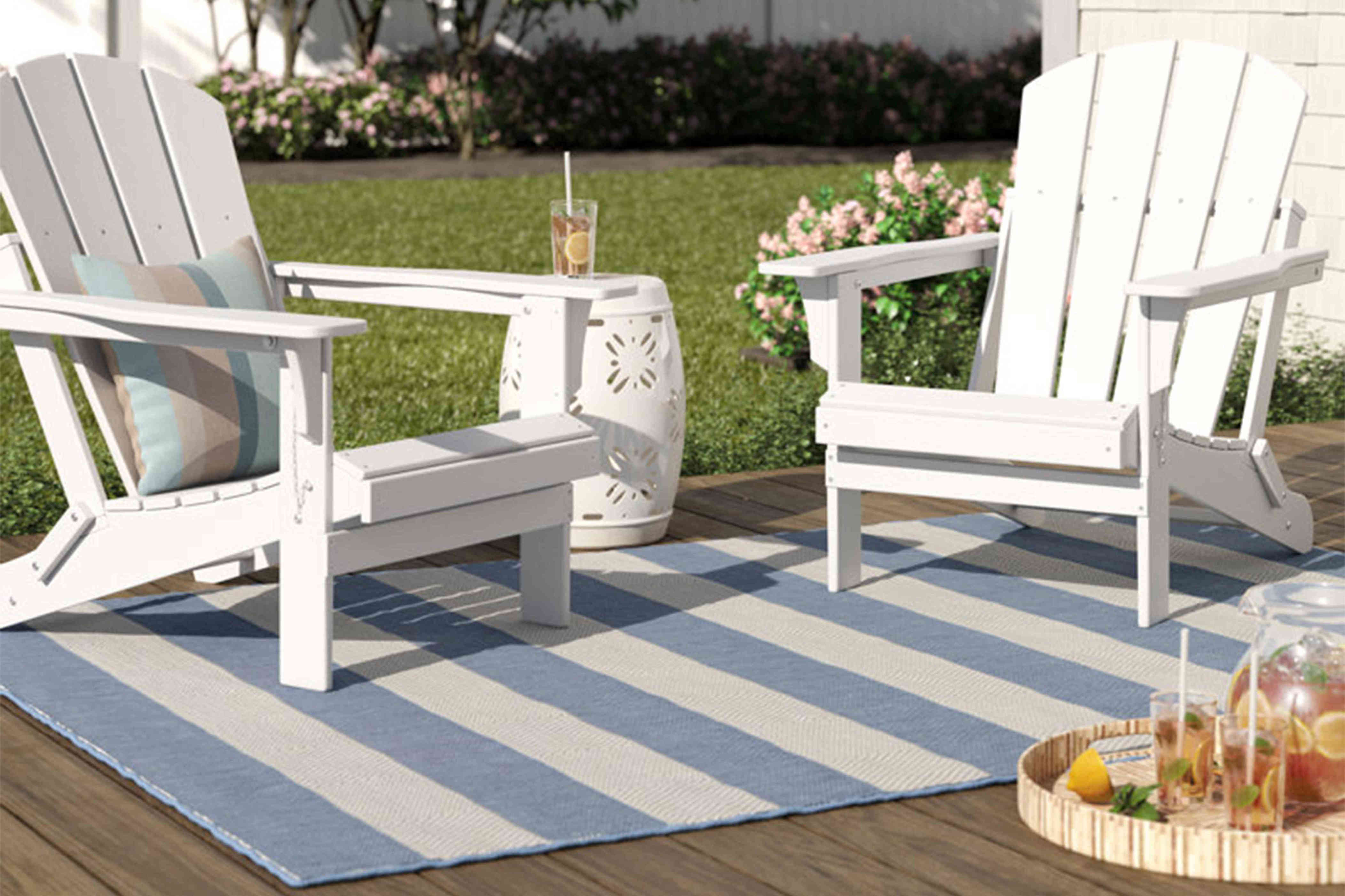 This Adirondack Chair Set ‘Will Not Tip or Blow Over’ During High Winds ...