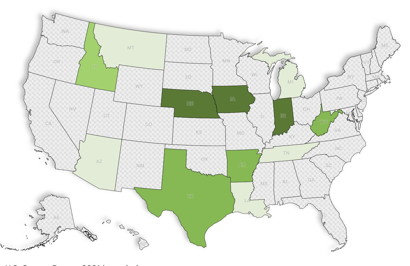 SNAP update: Map shows states banning junk purchases