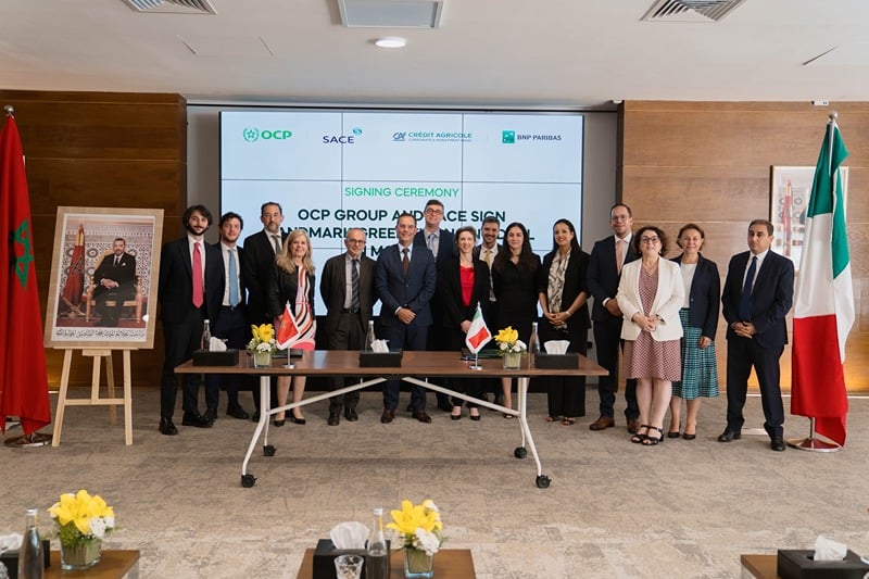 Le Groupe OCP et SACE signent un accord majeur de financement vert au Maroc