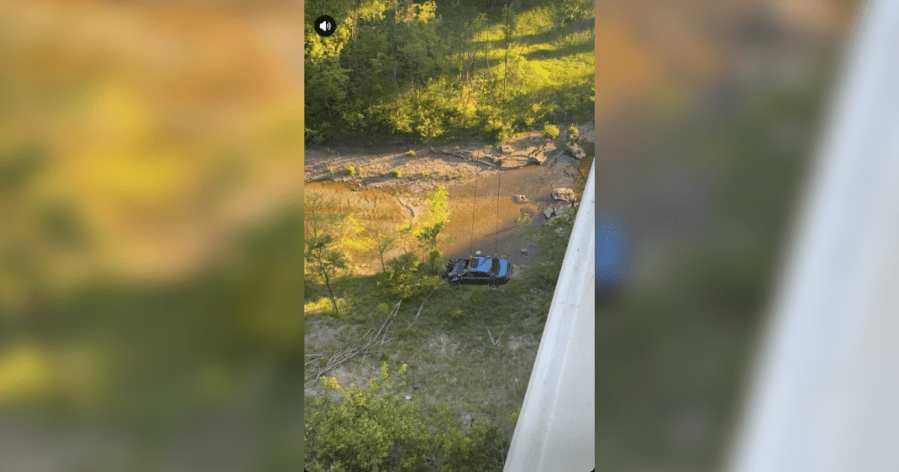 ‘Lucky to be alive’: Car driving ‘erratically’ hits semi, lands in ...