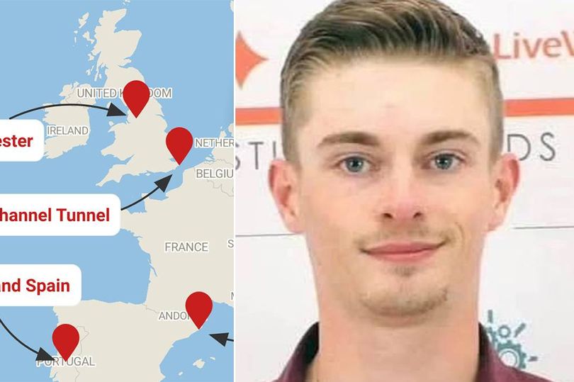 Missing Brit tourist Matthew Chapman's last movements from Manchester before vanishing in Catalonia
