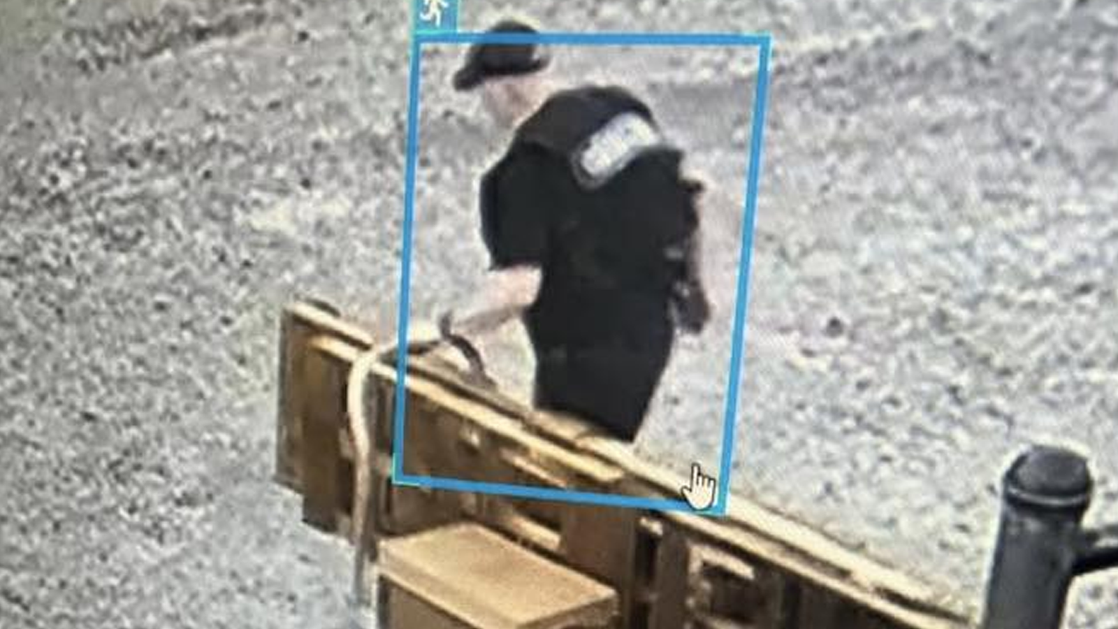 Grant Hardin used black marker & soup can to create disguise that ...