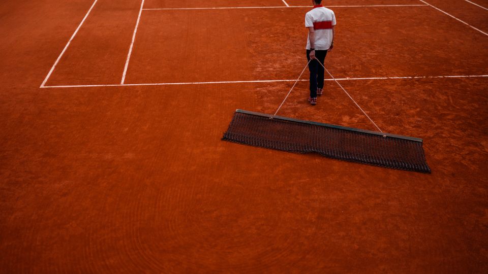 The iconic clay courts of the French Open are barely made of clay at all