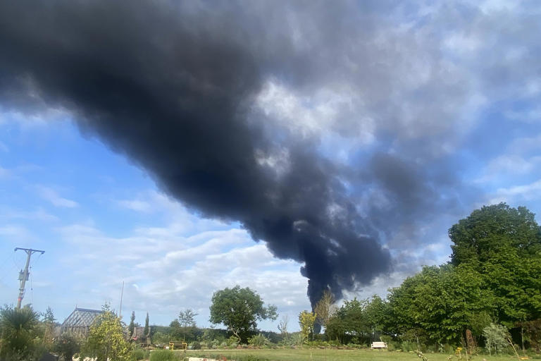 Photo special of Rushden plastic recycling fire and aftermath as ...