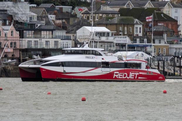 Red Jet suspended as 'adverse weather' disrupts cross-Solent travel