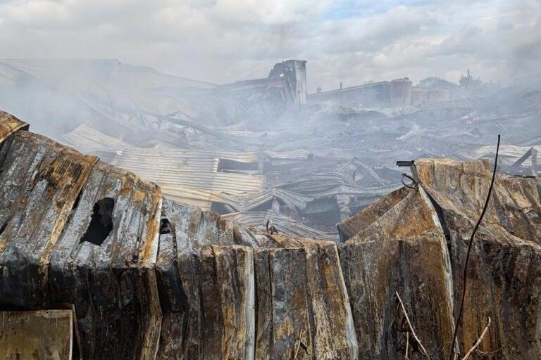 Photo special of Rushden plastic recycling fire and aftermath as ...
