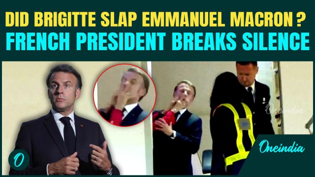 VIDEO: Emmanuel Macron Reacts to Awkward Viral ‘Slap’ Video With Wife ...