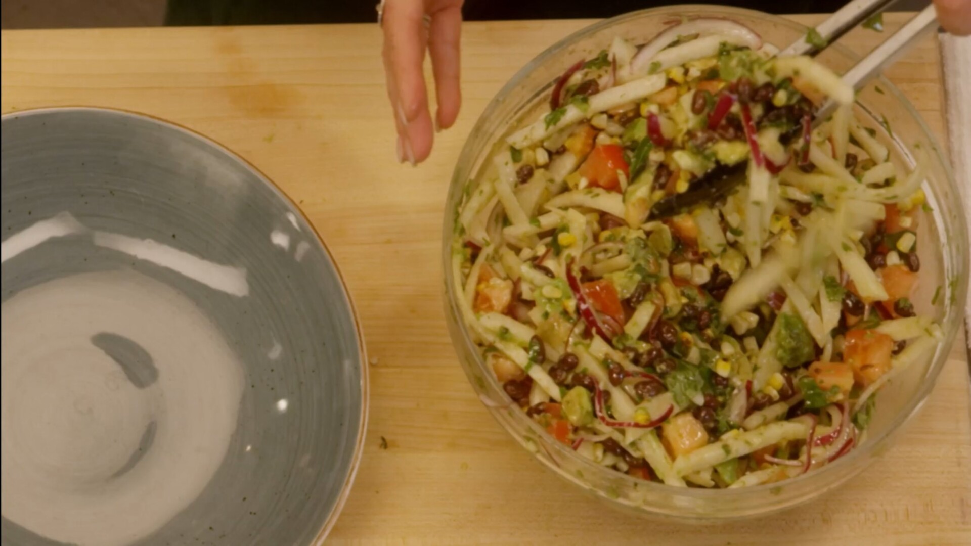 Fresh Jicama salad for al fresco dining