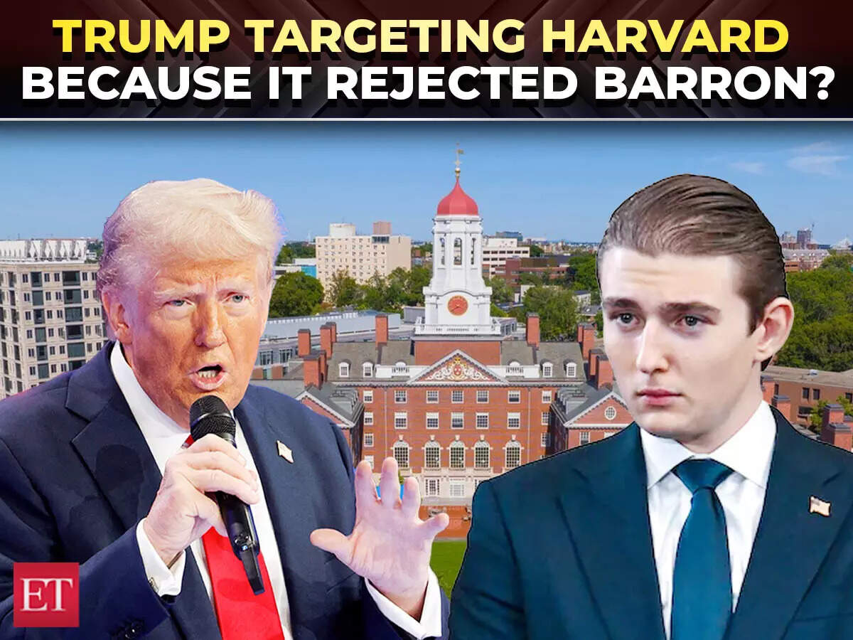 Is Trump targeting Harvard because it rejected Barron? Truth behind his ...