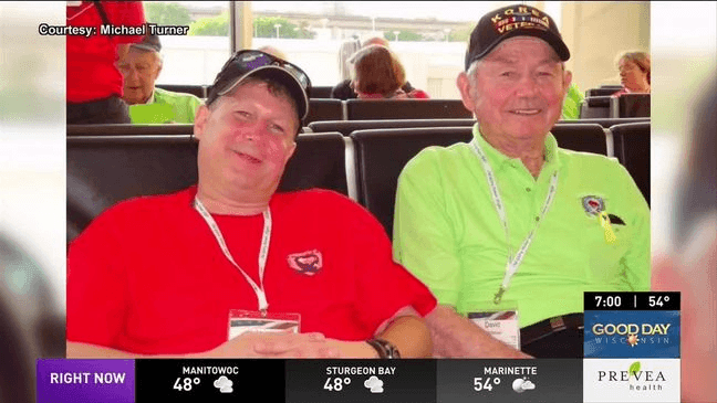 Entire Old Glory Honor Flight from Appleton paid for by late Navy veteran