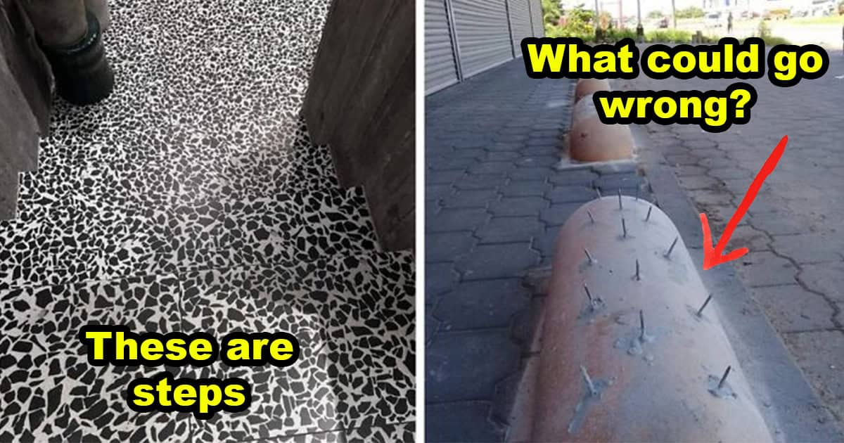30 Dangerously Stupid Designs That Are Accidents Waiting To Happen