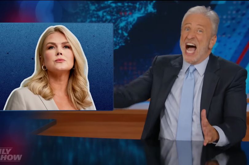 Jon Stewart's brutal attack on Karoline Leavitt cuts deep as he mocks 'sign' of her lies