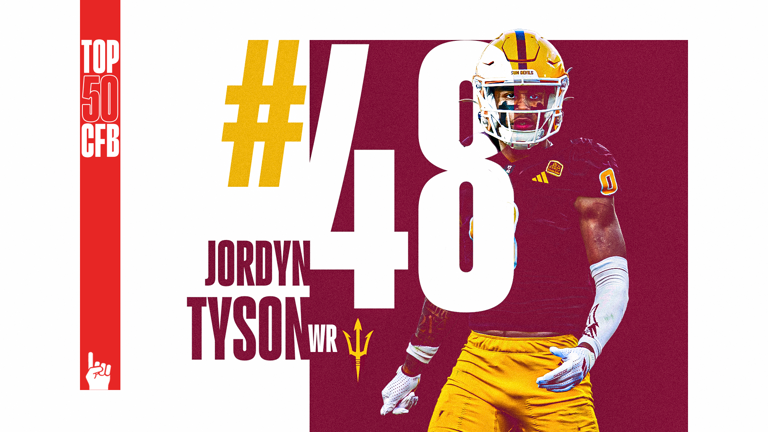 Jordyn Tyson's preseason profile, No. 48 player on our top 50 list for 2025