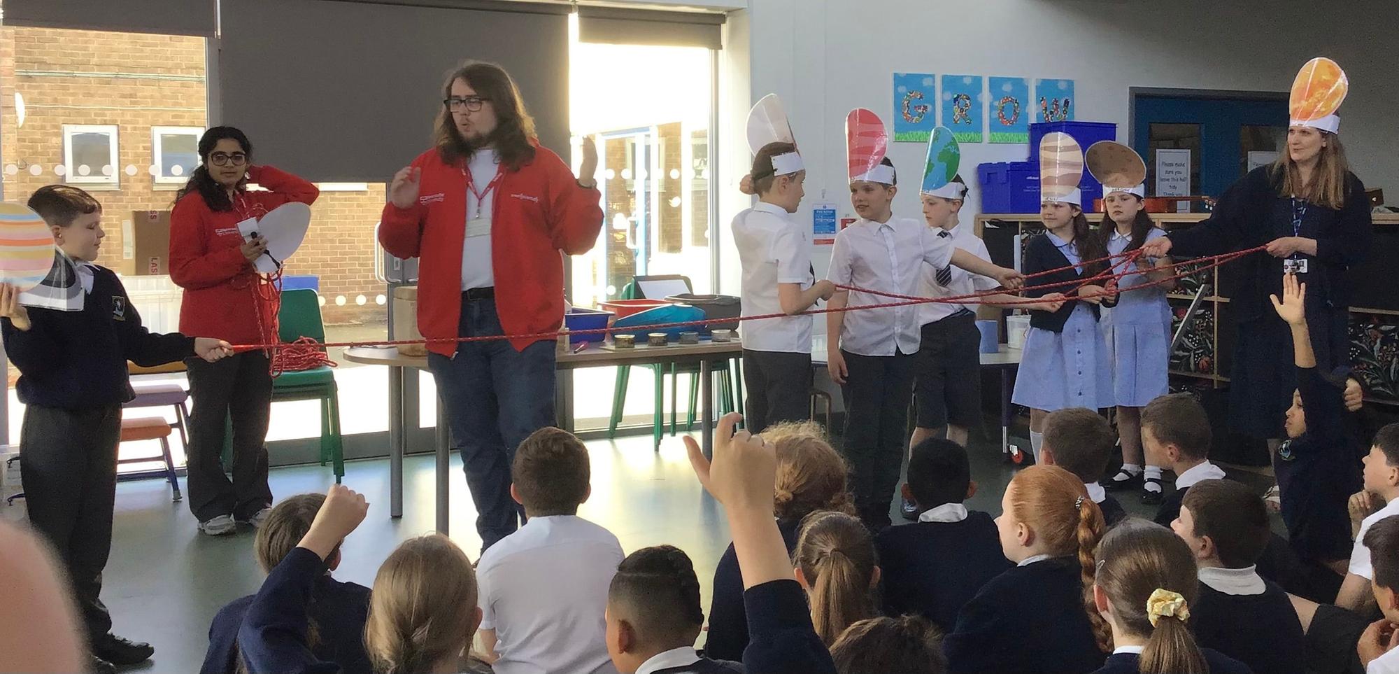 Sparks fly at school science workshop
