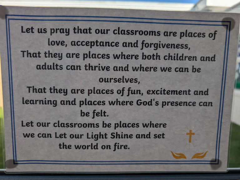 Values shine through school’s new logo