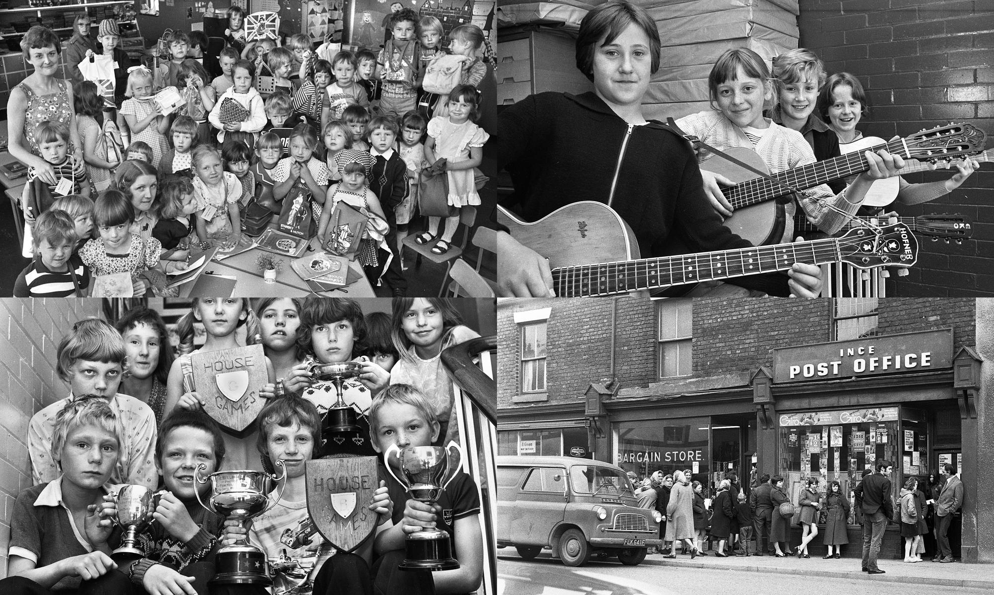 Ince residents photographed in the 1970s and '80s