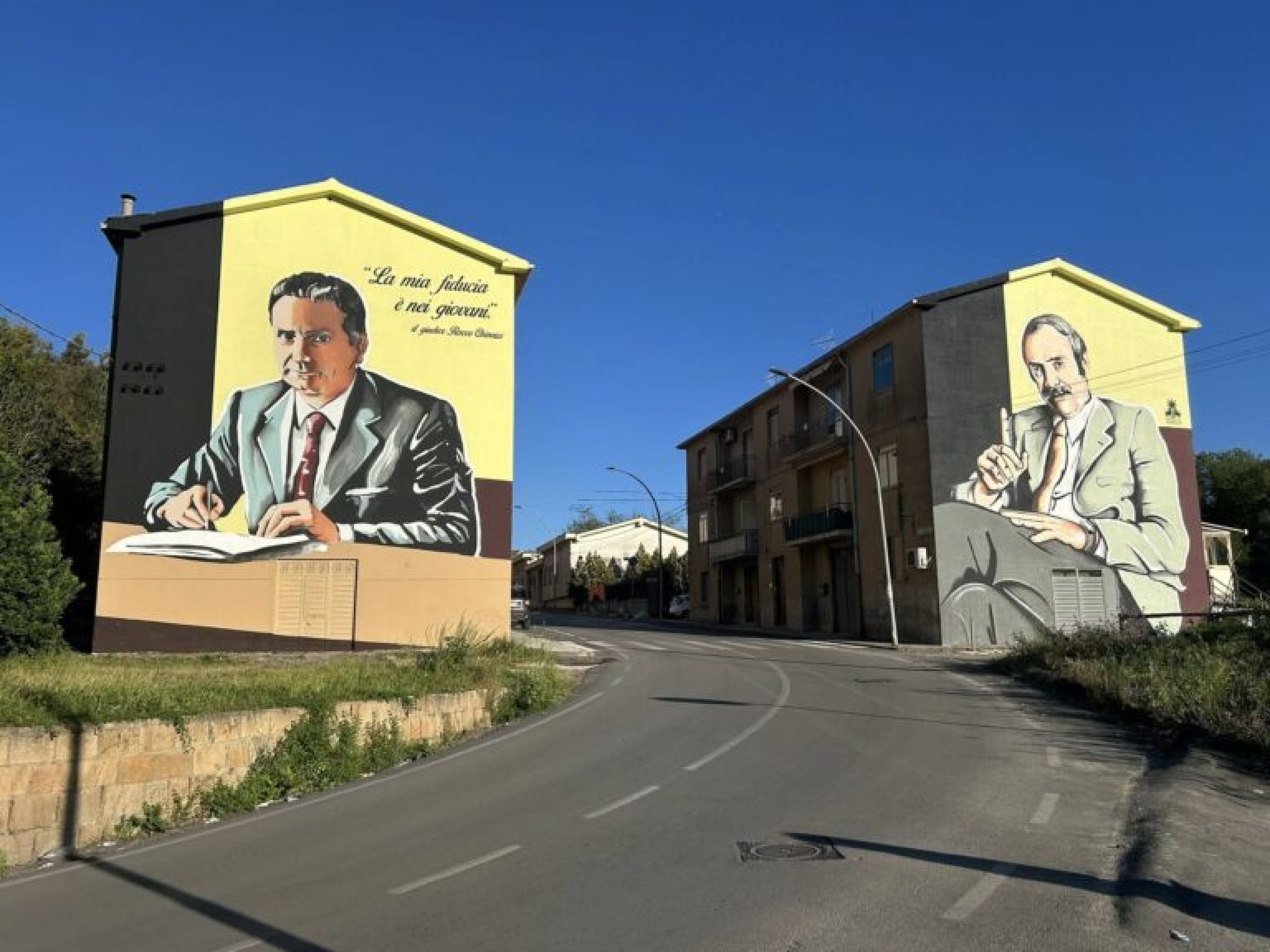 A Piazza Armerina murale dedicato a Rocco Chinnici