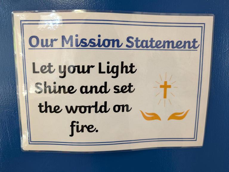 Values shine through school’s new logo