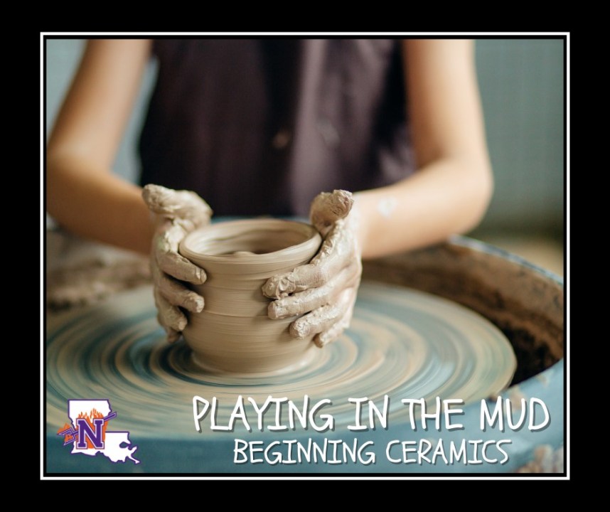 Beginner ceramics class offered by Northwestern State University