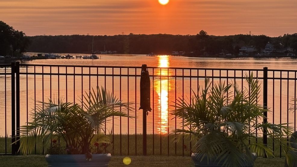 Hazy sunshine with warming temperatures in Baltimore