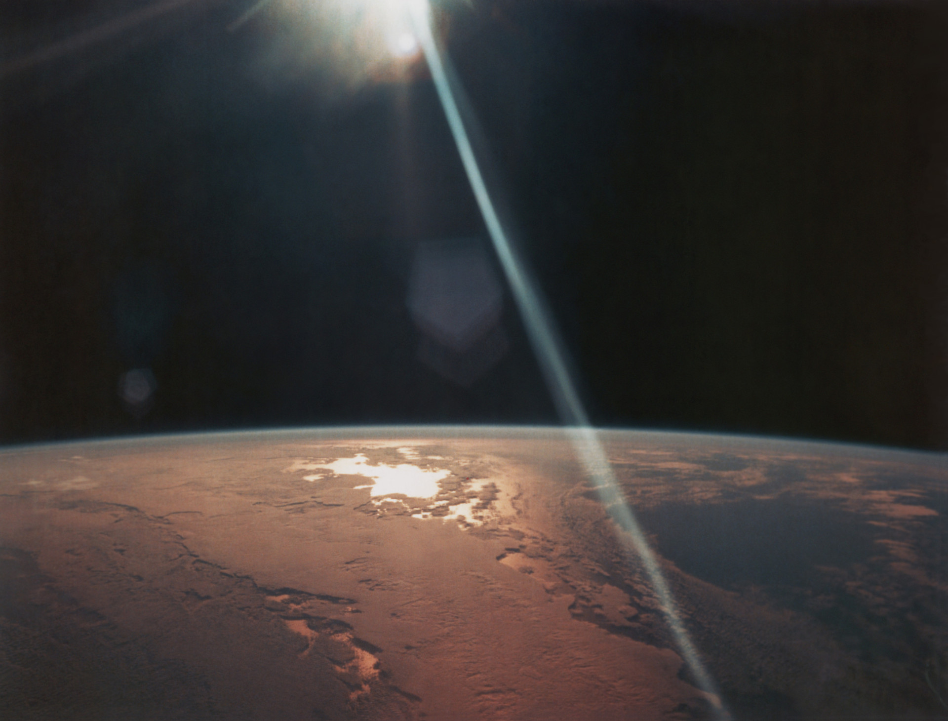 Earth seen from space and other celestial snapshots