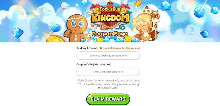 Cookie Run Kingdom codes (May 2026)