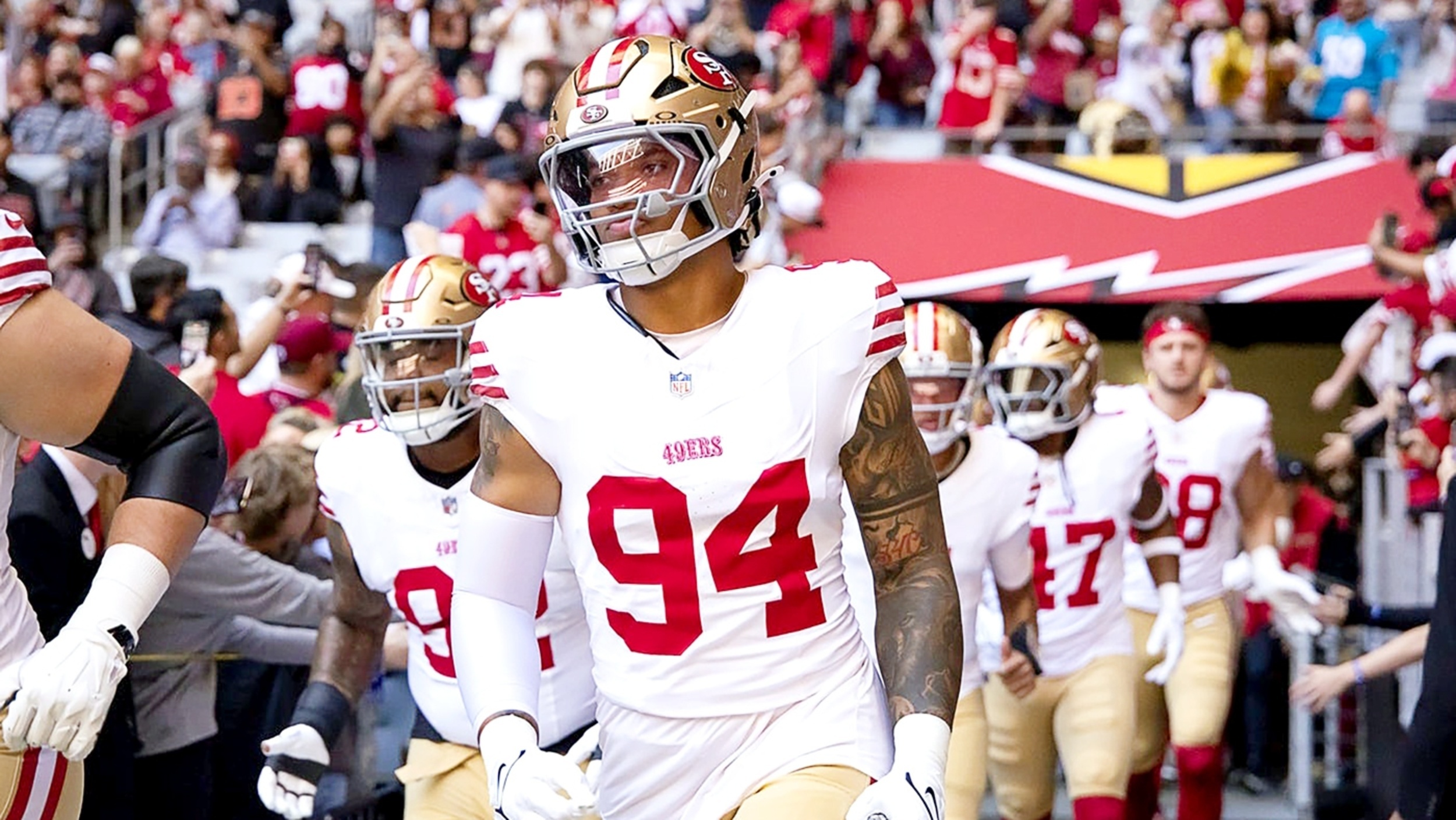 Should the 49ers trade Yetur Gross-Matos after the Bryce Huff acquisition?