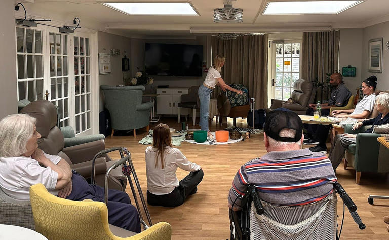 Mindful Monday brings relaxation and calm to Walton-on-Thames care home