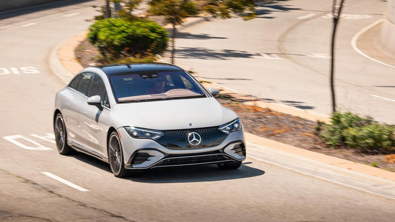 2025 Mercedes-Benz EQE500 4Matic Sedan First Test: Minor Updates, Mixed ...