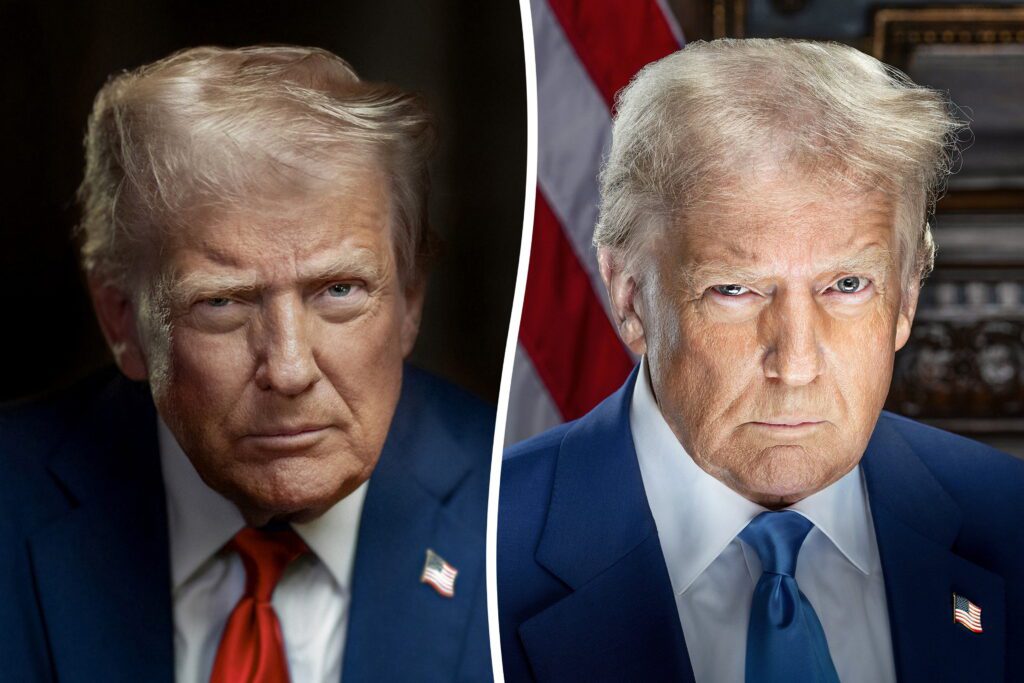 New official portrait of Donald Trump unveiled