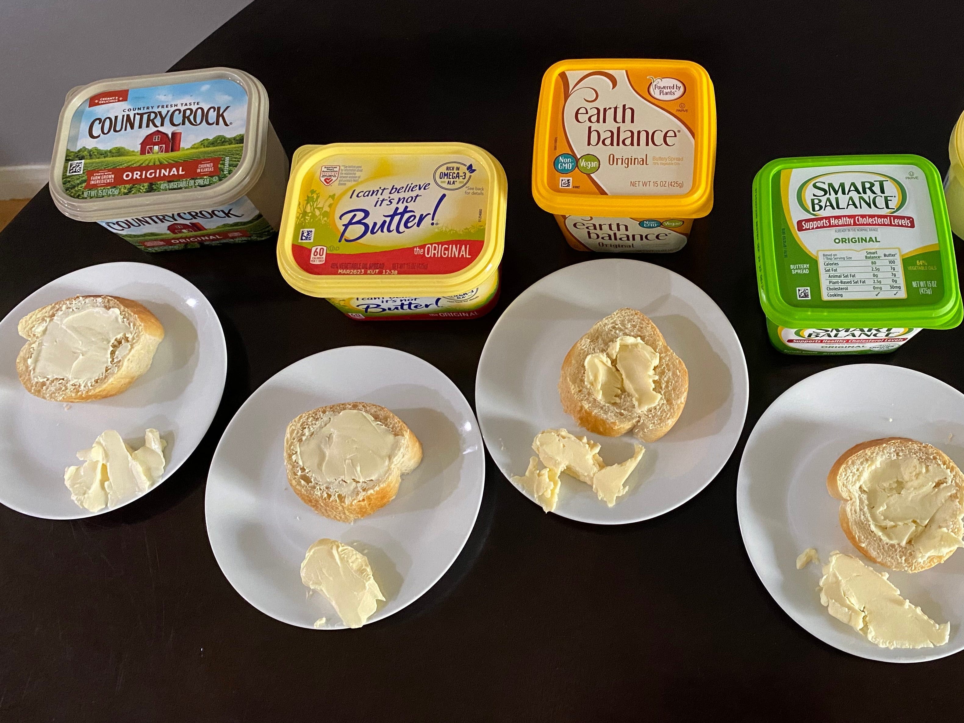 I tried 4 brands of buttery spread from the store, and there's only one ...
