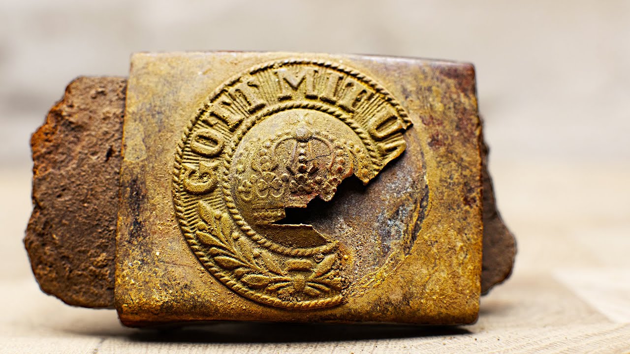 Unearthing and restoring a 106-year-old WWI German artifact